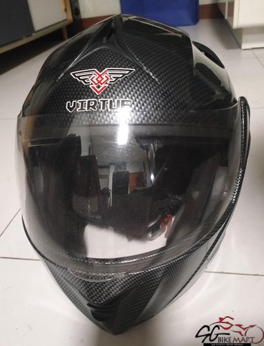 Virtue Bright Carbon Modular Helmet for Sale in Singapore - SGBikemart