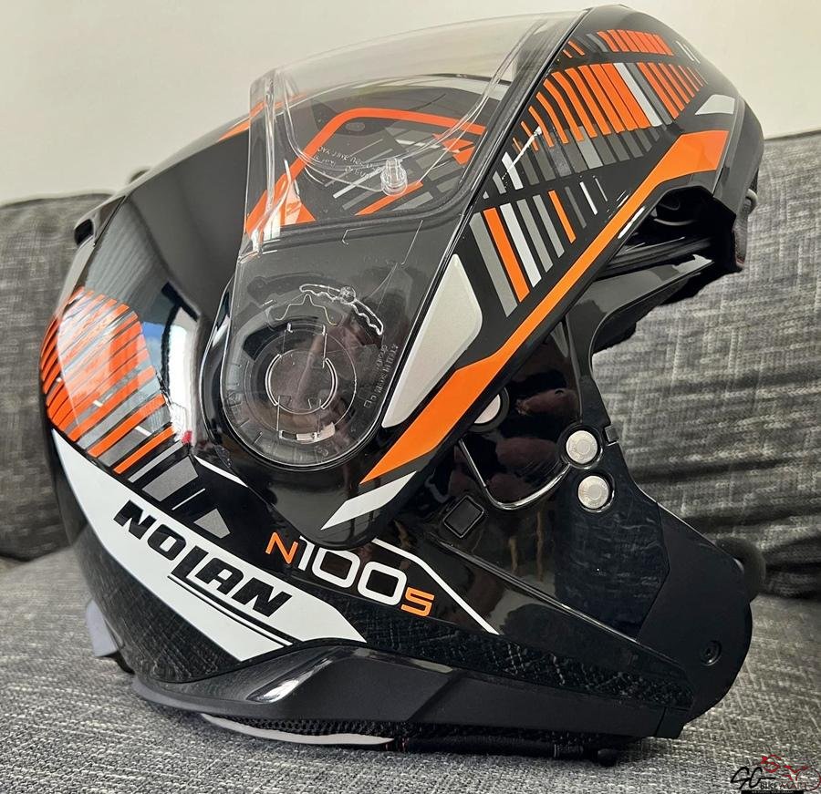 Used Nolan Helmet N100-5 Plus With N-com B902 Helmet for Sale in ...