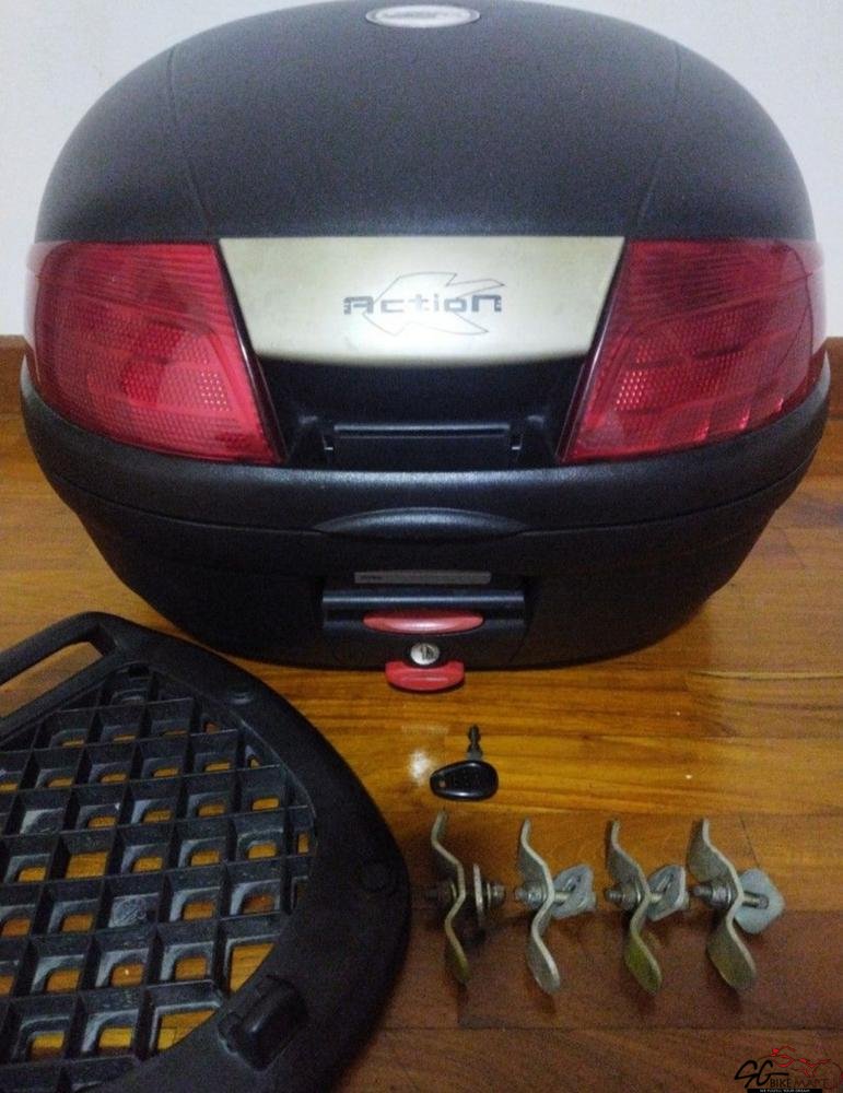 Used 35 Litre Kappa K35 Action Motorcycle Top Box With Monolock System ...