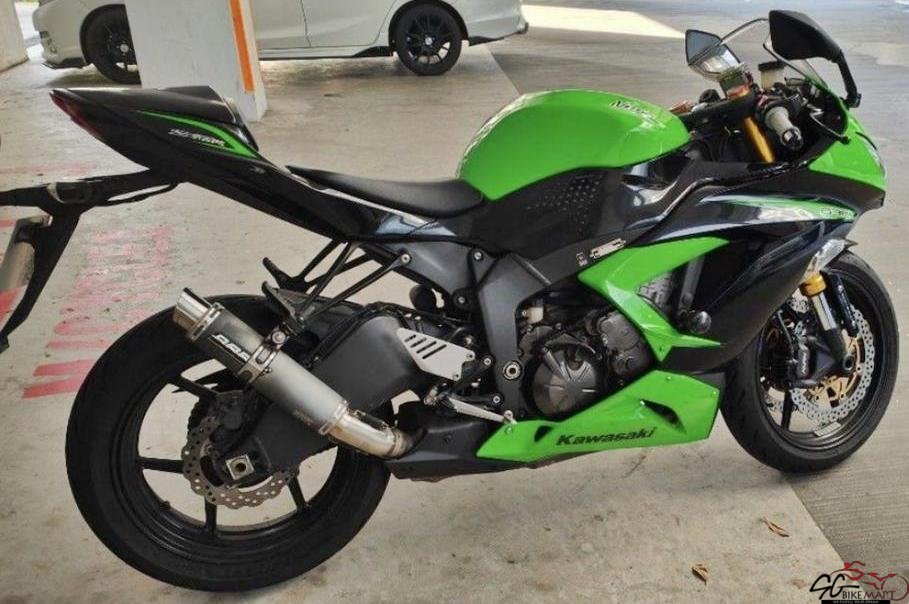 Used Kawasaki ZX6R Ninja ABS bike for Sale in Singapore - Price ...