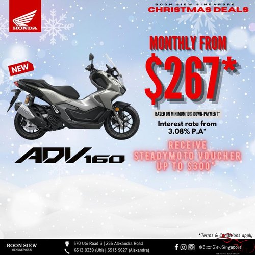 Brand New Honda Adv 160 for Sale in Singapore - Specs, Reviews, Ratings ...
