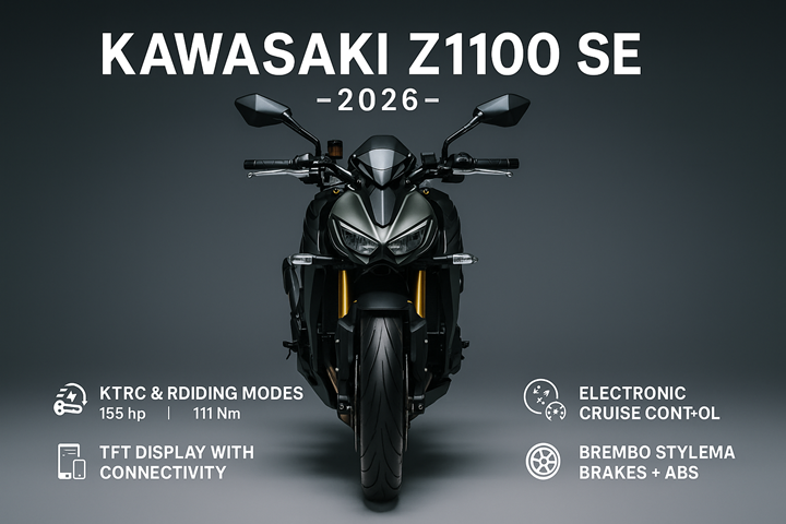 Kawasaki Z1100 SE 2026: Sugomi Spirit Reborn in the Supernaked Le ...